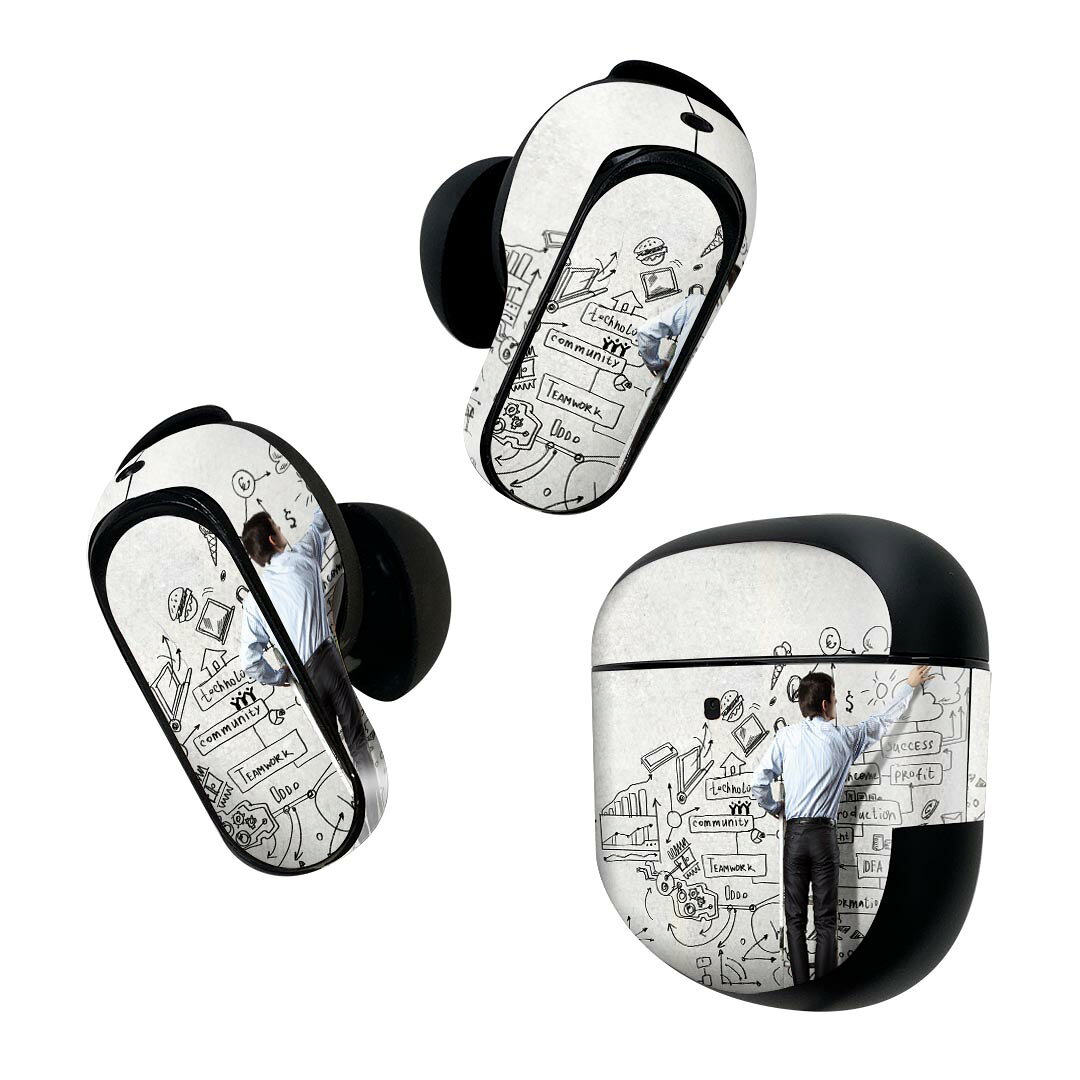 製品名 Bose QuietComfort Earbuds II 専用デザインスキンシール セット内容 Bose QuietComfort Earbuds II 専用シール　イヤホン（左右）3枚、充電ケース用シール 1枚AirPods第3世...