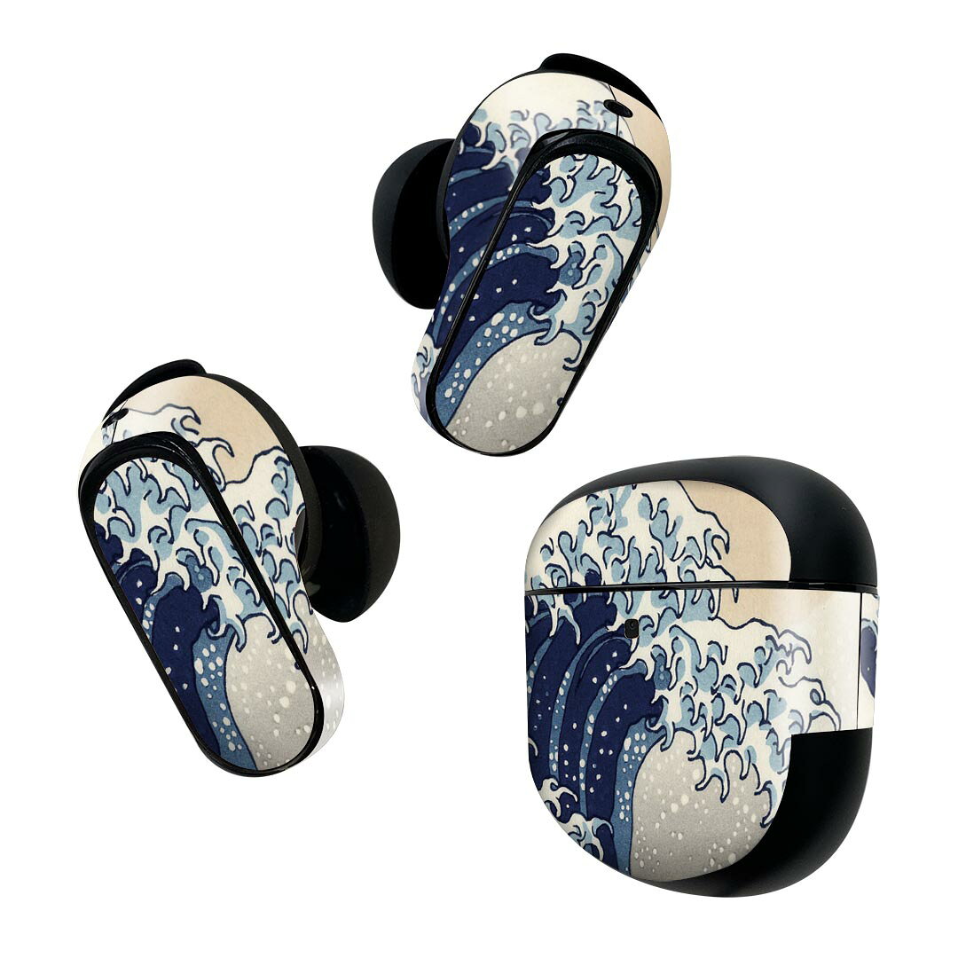 製品名 Bose QuietComfort Earbuds II 専用デザインスキンシール セット内容 Bose QuietComfort Earbuds II 専用シール　イヤホン（左右）3枚、充電ケース用シール 1枚AirPods第3世...