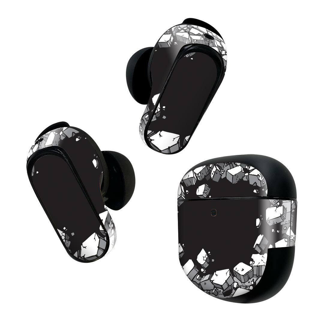 製品名 Bose QuietComfort Earbuds II 専用デザインスキンシール セット内容 Bose QuietComfort Earbuds II 専用シール　イヤホン（左右）3枚、充電ケース用シール 1枚AirPods第3世...