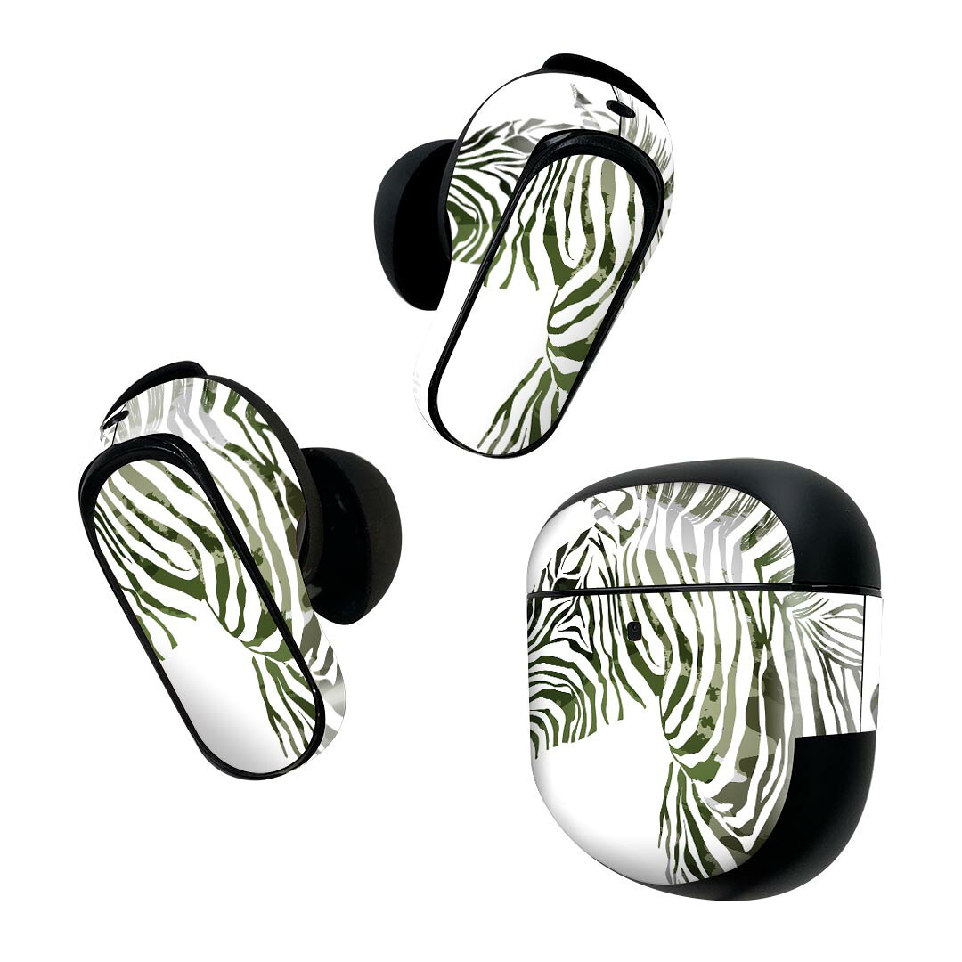 製品名 Bose QuietComfort Earbuds II 専用デザインスキンシール セット内容 Bose QuietComfort Earbuds II 専用シール　イヤホン（左右）3枚、充電ケース用シール 1枚AirPods第3世...