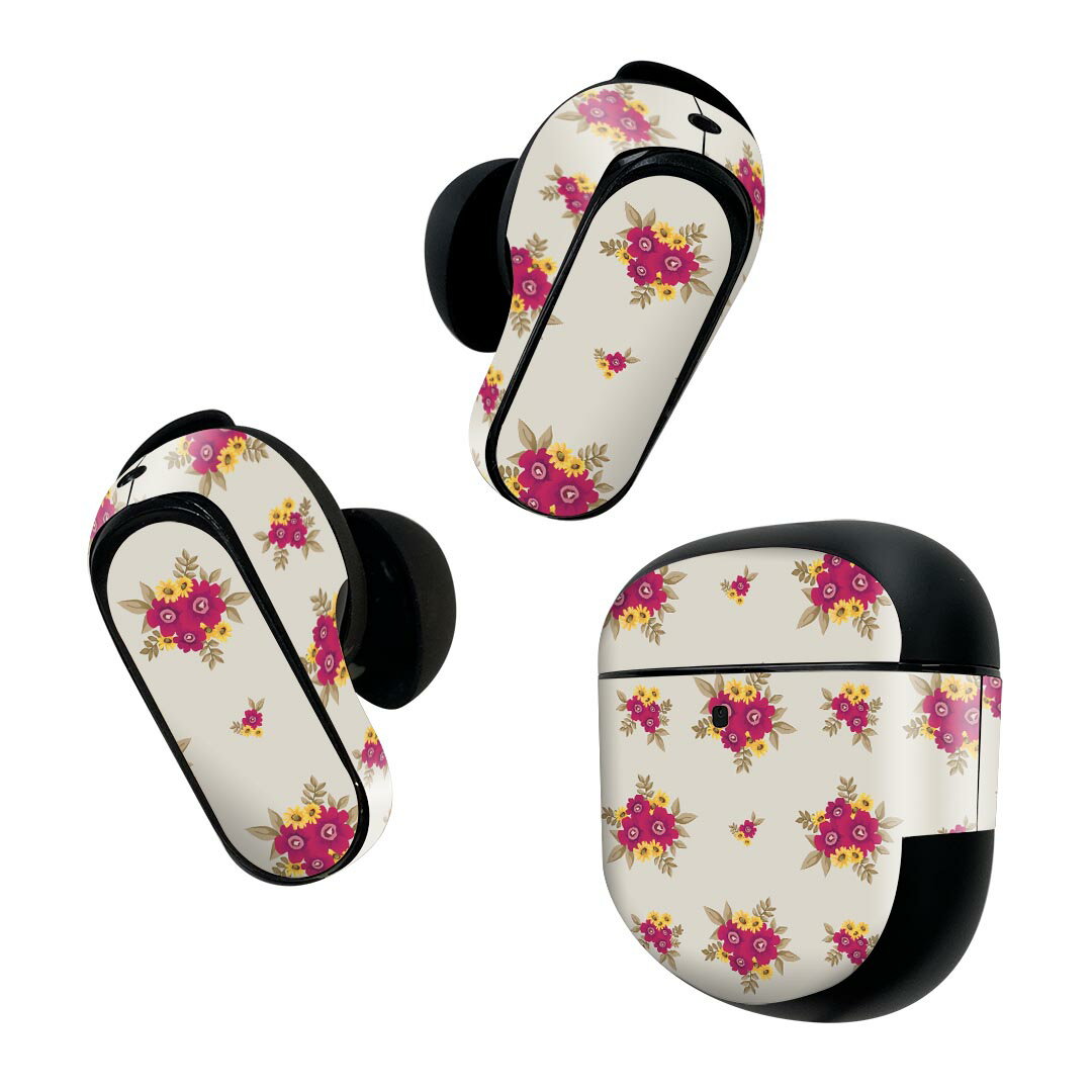 製品名 Bose QuietComfort Earbuds II 専用デザインスキンシール セット内容 Bose QuietComfort Earbuds II 専用シール　イヤホン（左右）3枚、充電ケース用シール 1枚AirPods第3世...