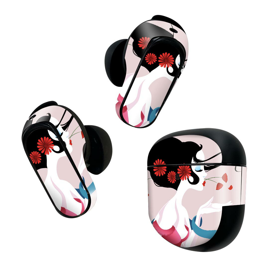 製品名 Bose QuietComfort Earbuds II 専用デザインスキンシール セット内容 Bose QuietComfort Earbuds II 専用シール　イヤホン（左右）3枚、充電ケース用シール 1枚AirPods第3世...
