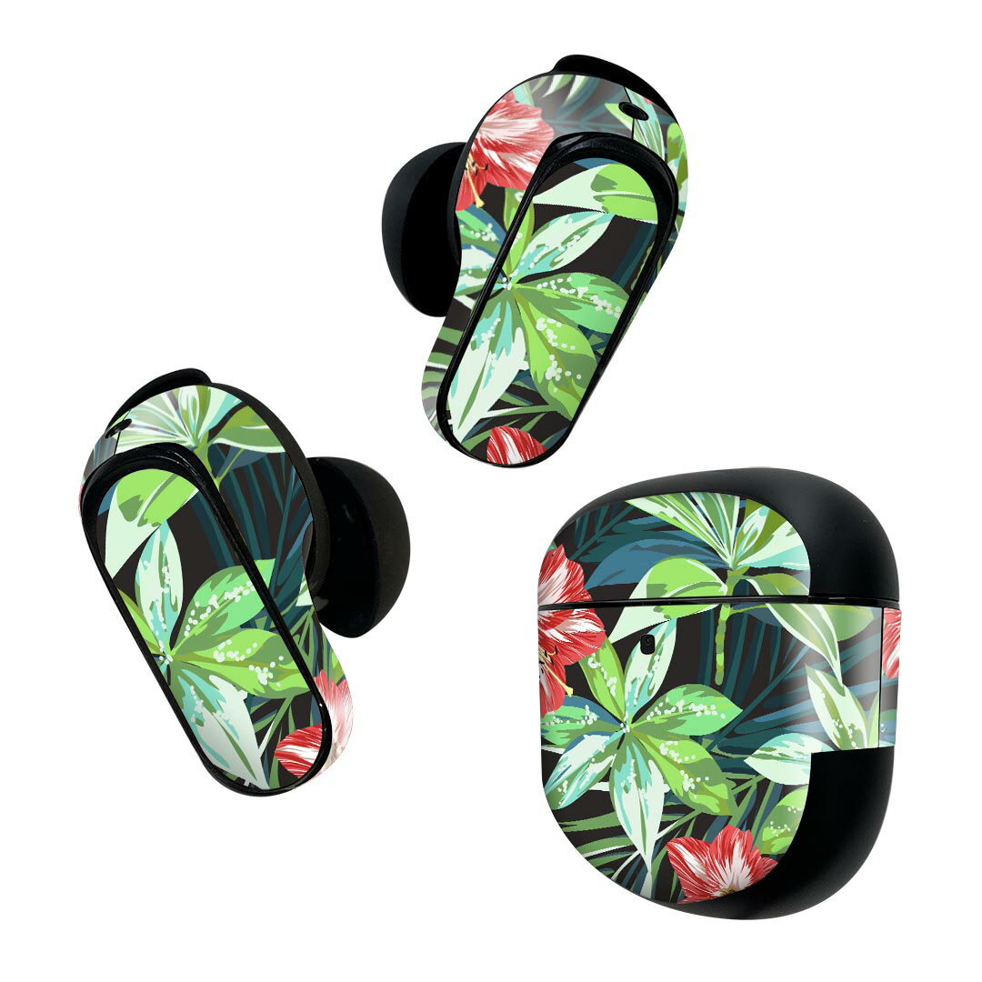 製品名 Bose QuietComfort Earbuds II 専用デザインスキンシール セット内容 Bose QuietComfort Earbuds II 専用シール　イヤホン（左右）3枚、充電ケース用シール 1枚AirPods第3世...