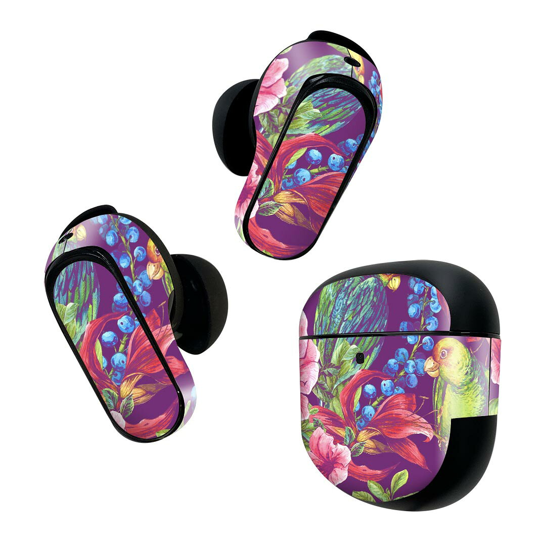 製品名 Bose QuietComfort Earbuds II 専用デザインスキンシール セット内容 Bose QuietComfort Earbuds II 専用シール　イヤホン（左右）3枚、充電ケース用シール 1枚AirPods第3世...