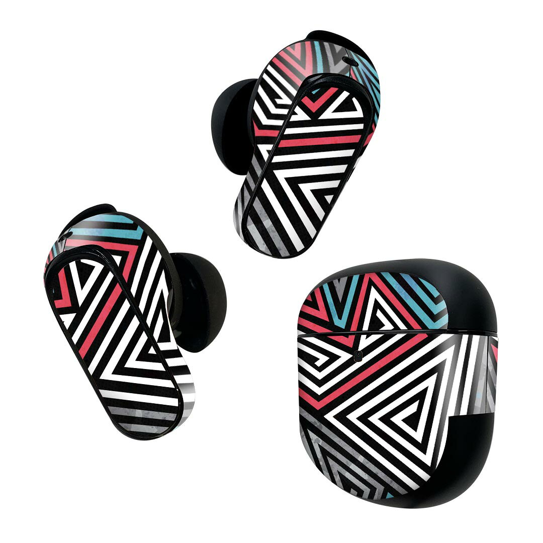 製品名 Bose QuietComfort Earbuds II 専用デザインスキンシール セット内容 Bose QuietComfort Earbuds II 専用シール　イヤホン（左右）3枚、充電ケース用シール 1枚AirPods第3世...
