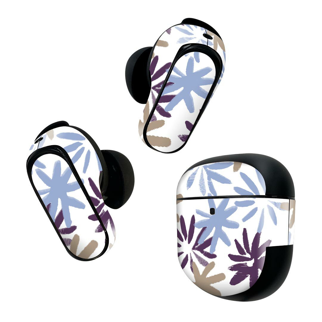 製品名 Bose QuietComfort Earbuds II 専用デザインスキンシール セット内容 Bose QuietComfort Earbuds II 専用シール　イヤホン（左右）3枚、充電ケース用シール 1枚AirPods第3世...