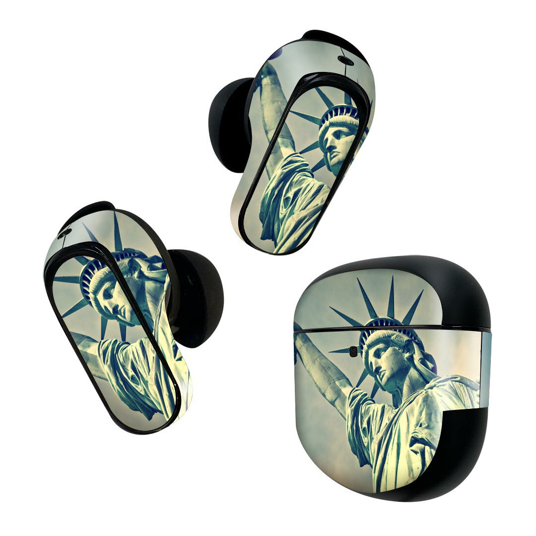 製品名 Bose QuietComfort Earbuds II 専用デザインスキンシール セット内容 Bose QuietComfort Earbuds II 専用シール　イヤホン（左右）3枚、充電ケース用シール 1枚AirPods第3世...