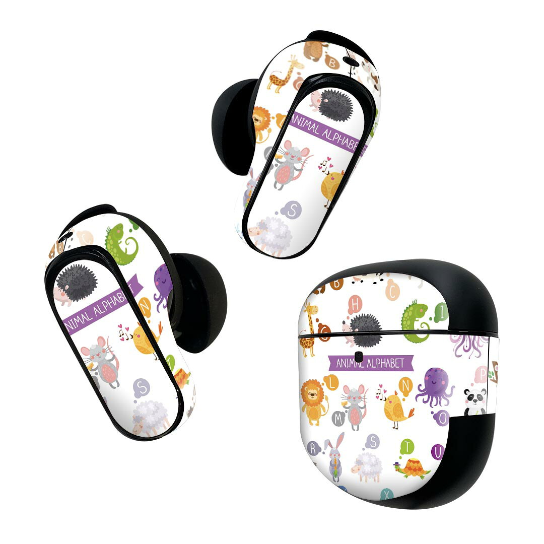 製品名 Bose QuietComfort Earbuds II 専用デザインスキンシール セット内容 Bose QuietComfort Earbuds II 専用シール　イヤホン（左右）3枚、充電ケース用シール 1枚AirPods第3世...