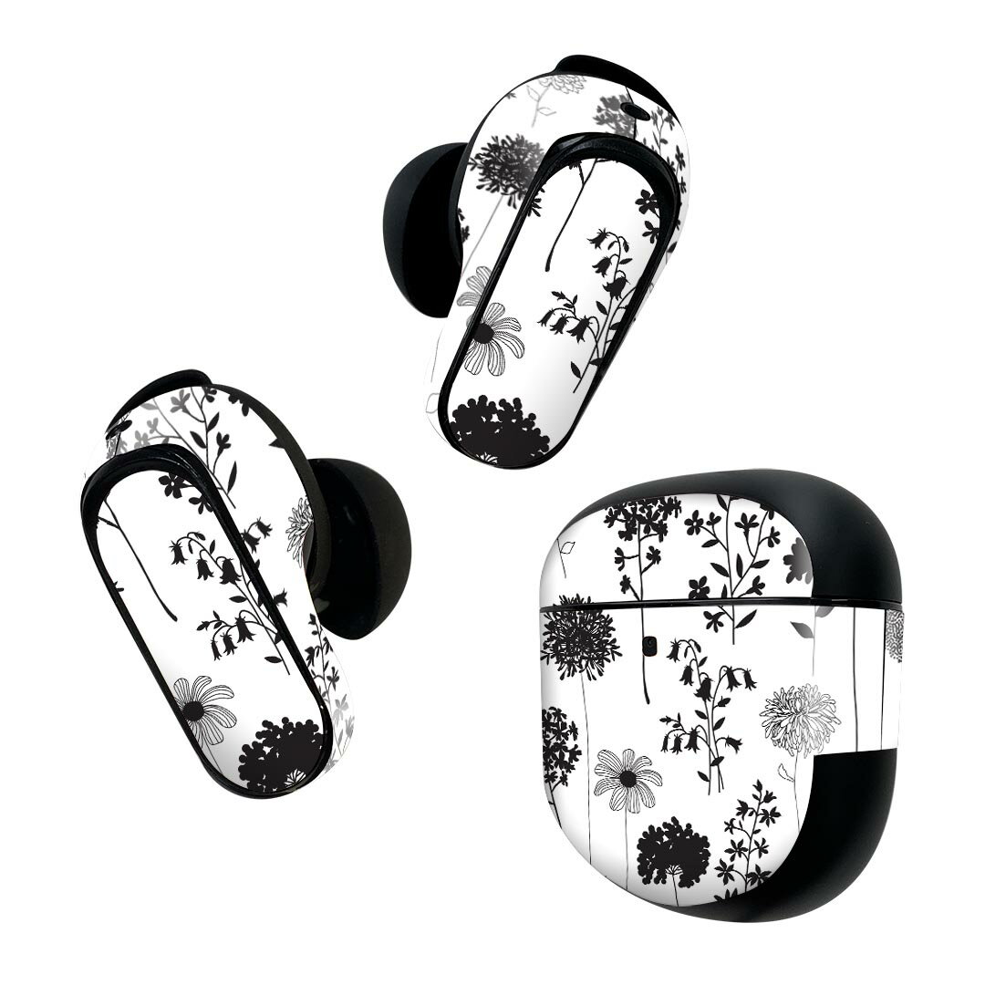 製品名 Bose QuietComfort Earbuds II 専用デザインスキンシール セット内容 Bose QuietComfort Earbuds II 専用シール　イヤホン（左右）3枚、充電ケース用シール 1枚AirPods第3世...