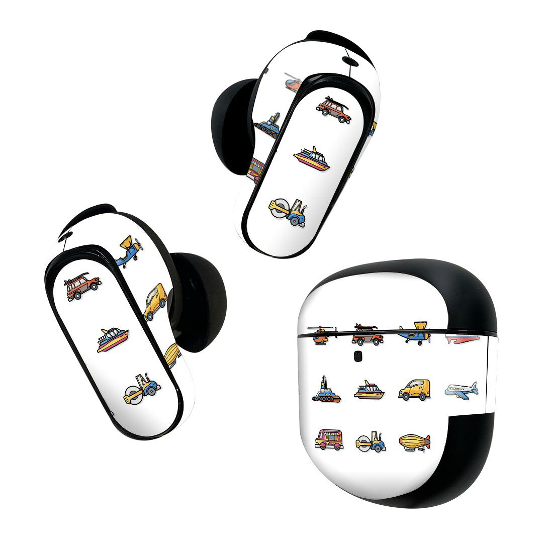 製品名 Bose QuietComfort Earbuds II 専用デザインスキンシール セット内容 Bose QuietComfort Earbuds II 専用シール　イヤホン（左右）3枚、充電ケース用シール 1枚AirPods第3世...
