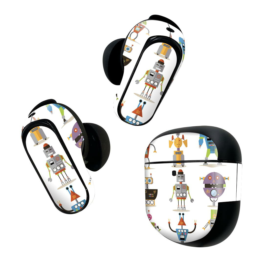 製品名 Bose QuietComfort Earbuds II 専用デザインスキンシール セット内容 Bose QuietComfort Earbuds II 専用シール　イヤホン（左右）3枚、充電ケース用シール 1枚AirPods第3世...