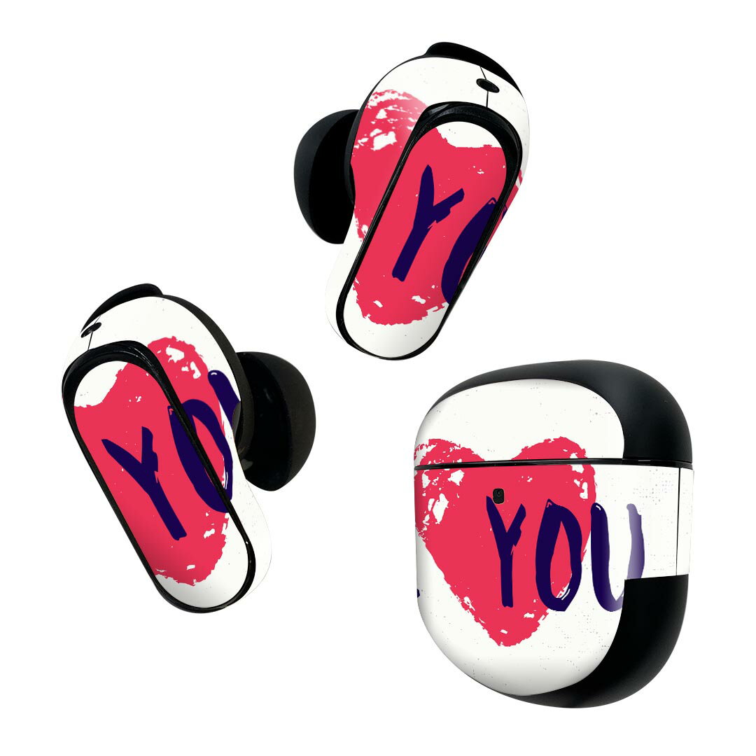 製品名 Bose QuietComfort Earbuds II 専用デザインスキンシール セット内容 Bose QuietComfort Earbuds II 専用シール　イヤホン（左右）3枚、充電ケース用シール 1枚AirPods第3世...