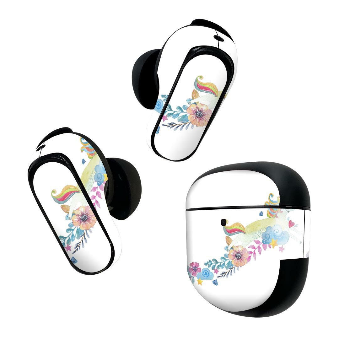 製品名 Bose QuietComfort Earbuds II 専用デザインスキンシール セット内容 Bose QuietComfort Earbuds II 専用シール　イヤホン（左右）3枚、充電ケース用シール 1枚AirPods第3世...