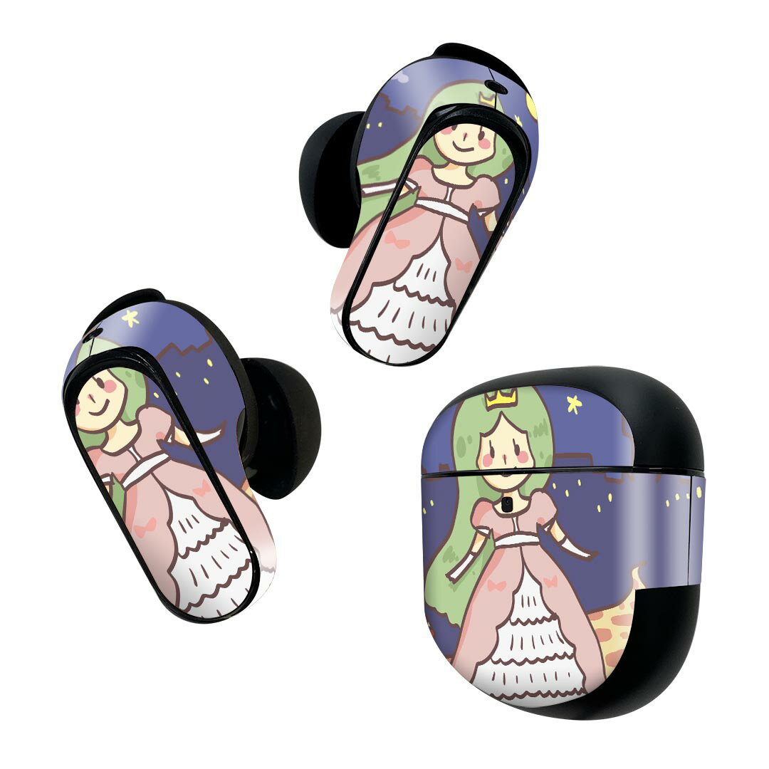 製品名 Bose QuietComfort Earbuds II 専用デザインスキンシール セット内容 Bose QuietComfort Earbuds II 専用シール　イヤホン（左右）3枚、充電ケース用シール 1枚AirPods第3世...