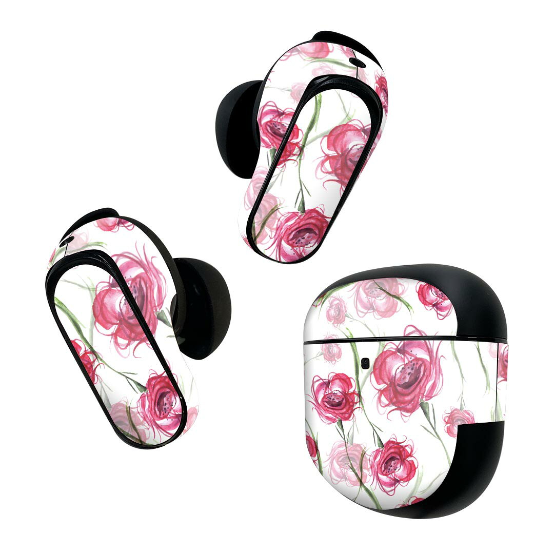 製品名 Bose QuietComfort Earbuds II 専用デザインスキンシール セット内容 Bose QuietComfort Earbuds II 専用シール　イヤホン（左右）3枚、充電ケース用シール 1枚AirPods第3世...