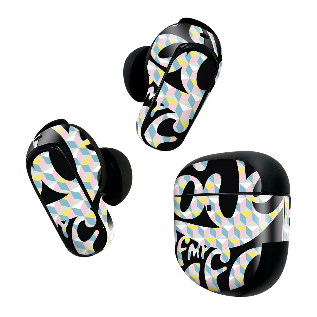 製品名 Bose QuietComfort Earbuds II 専用デザインスキンシール セット内容 Bose QuietComfort Earbuds II 専用シール　イヤホン（左右）3枚、充電ケース用シール 1枚AirPods第3世...