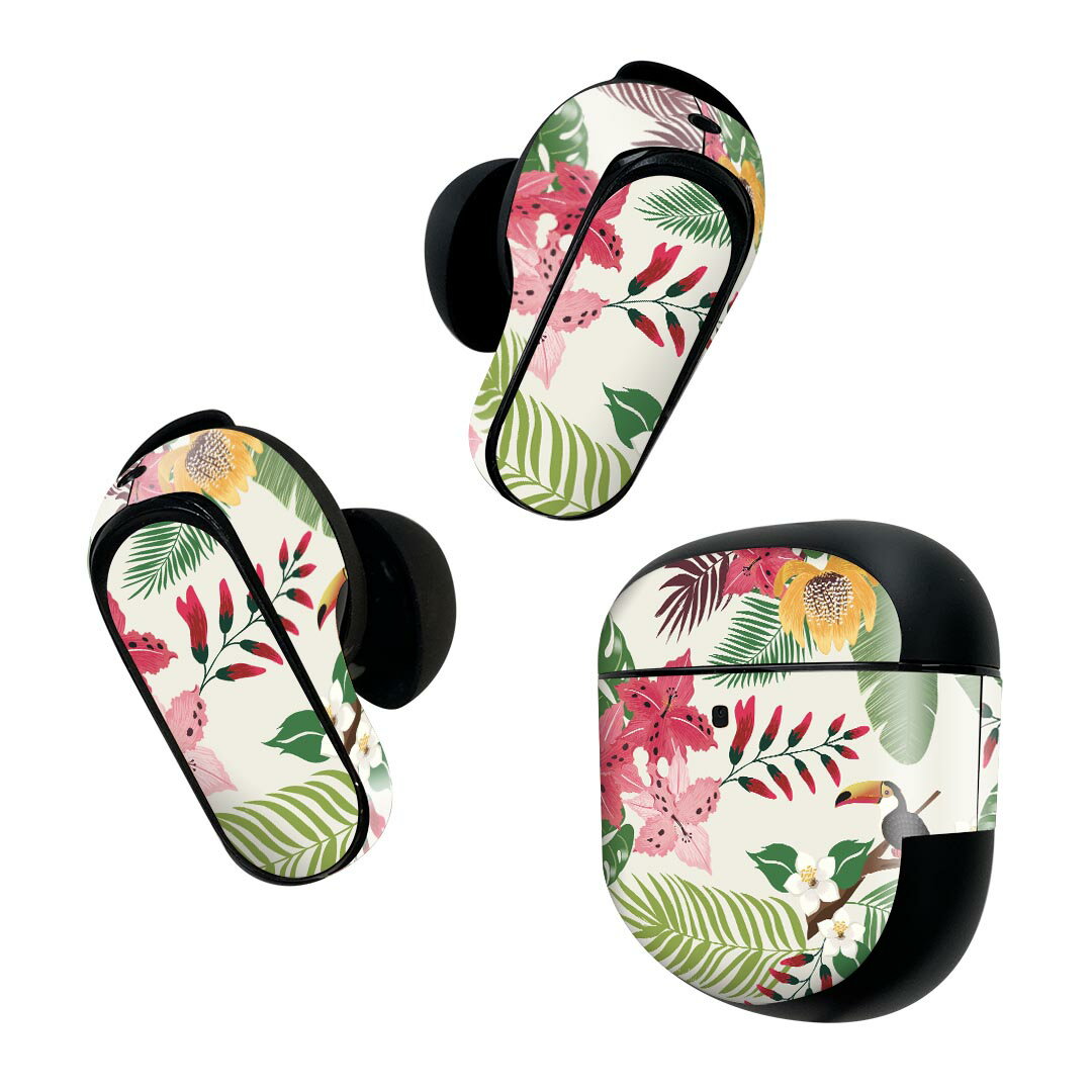 製品名 Bose QuietComfort Earbuds II 専用デザインスキンシール セット内容 Bose QuietComfort Earbuds II 専用シール　イヤホン（左右）3枚、充電ケース用シール 1枚AirPods第3世...