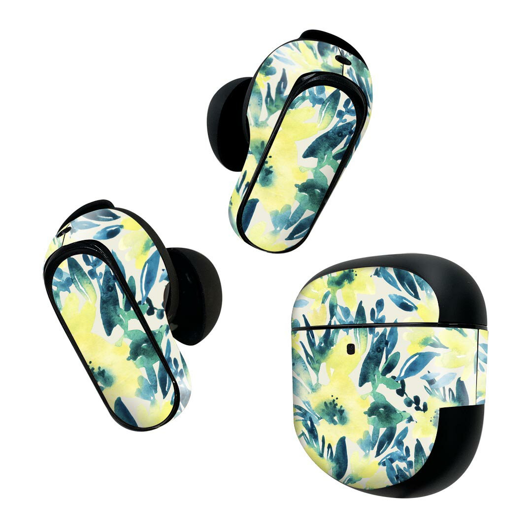 製品名 Bose QuietComfort Earbuds II 専用デザインスキンシール セット内容 Bose QuietComfort Earbuds II 専用シール　イヤホン（左右）3枚、充電ケース用シール 1枚AirPods第3世...