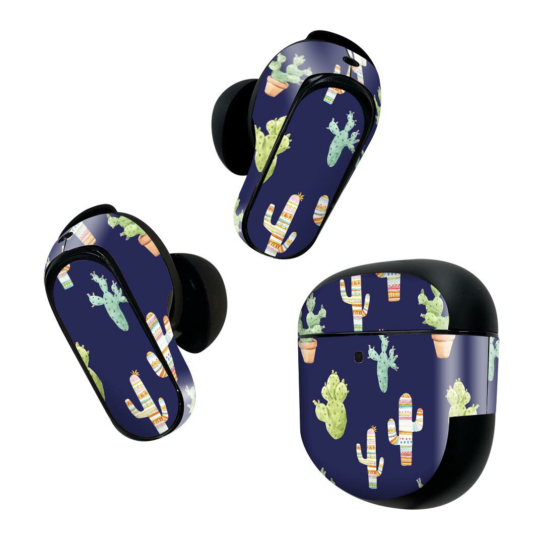 製品名 Bose QuietComfort Earbuds II 専用デザインスキンシール セット内容 Bose QuietComfort Earbuds II 専用シール　イヤホン（左右）3枚、充電ケース用シール 1枚AirPods第3世...