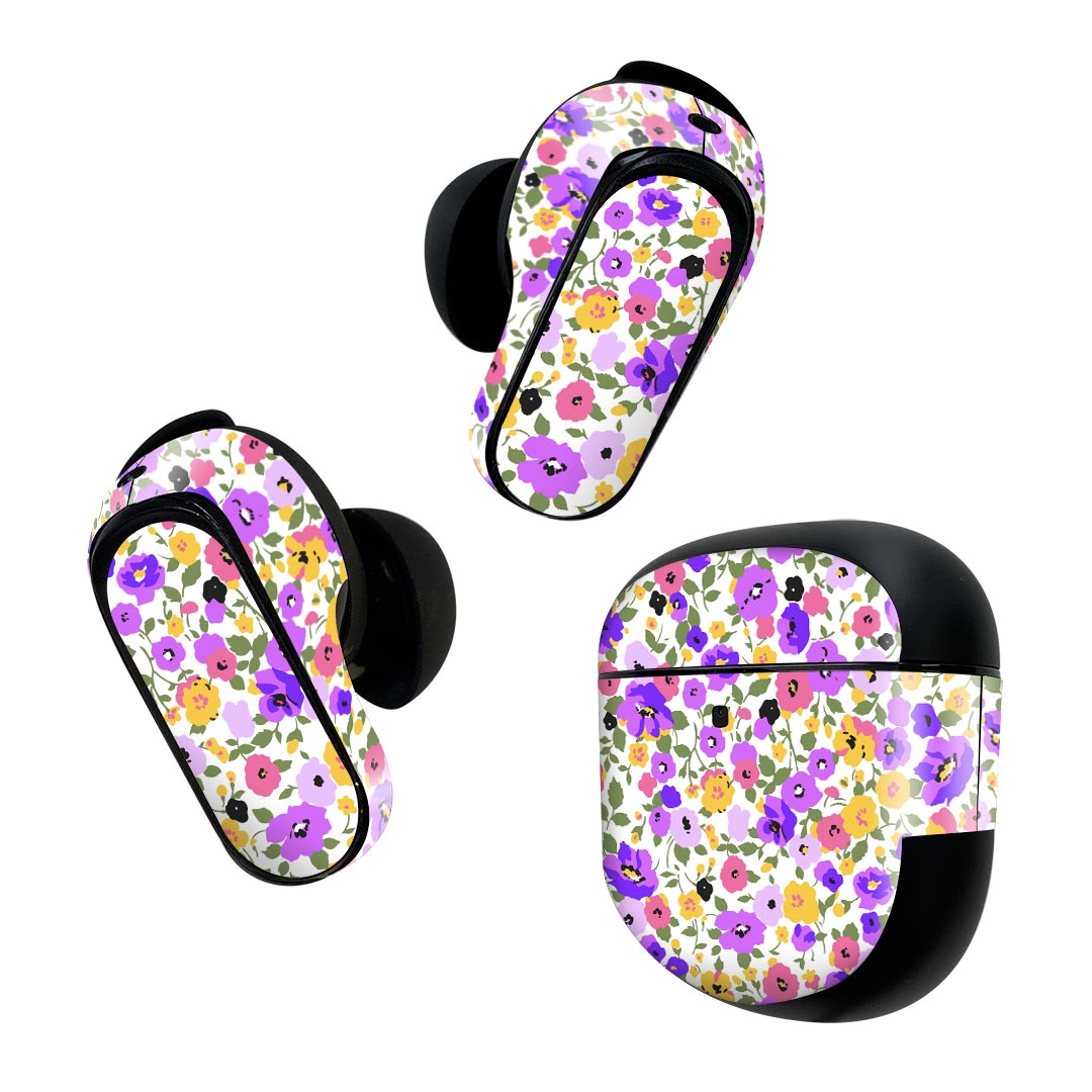 製品名 Bose QuietComfort Earbuds II 専用デザインスキンシール セット内容 Bose QuietComfort Earbuds II 専用シール　イヤホン（左右）3枚、充電ケース用シール 1枚AirPods第3世...