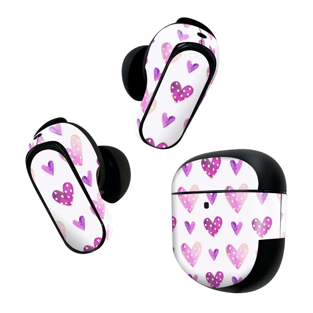 製品名 Bose QuietComfort Earbuds II 専用デザインスキンシール セット内容 Bose QuietComfort Earbuds II 専用シール　イヤホン（左右）3枚、充電ケース用シール 1枚AirPods第3世...