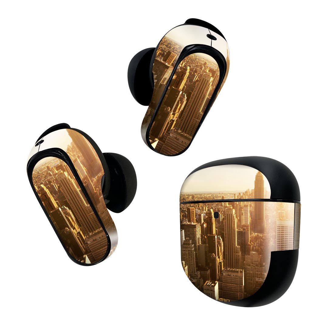 製品名 Bose QuietComfort Earbuds II 専用デザインスキンシール セット内容 Bose QuietComfort Earbuds II 専用シール　イヤホン（左右）3枚、充電ケース用シール 1枚AirPods第3世...