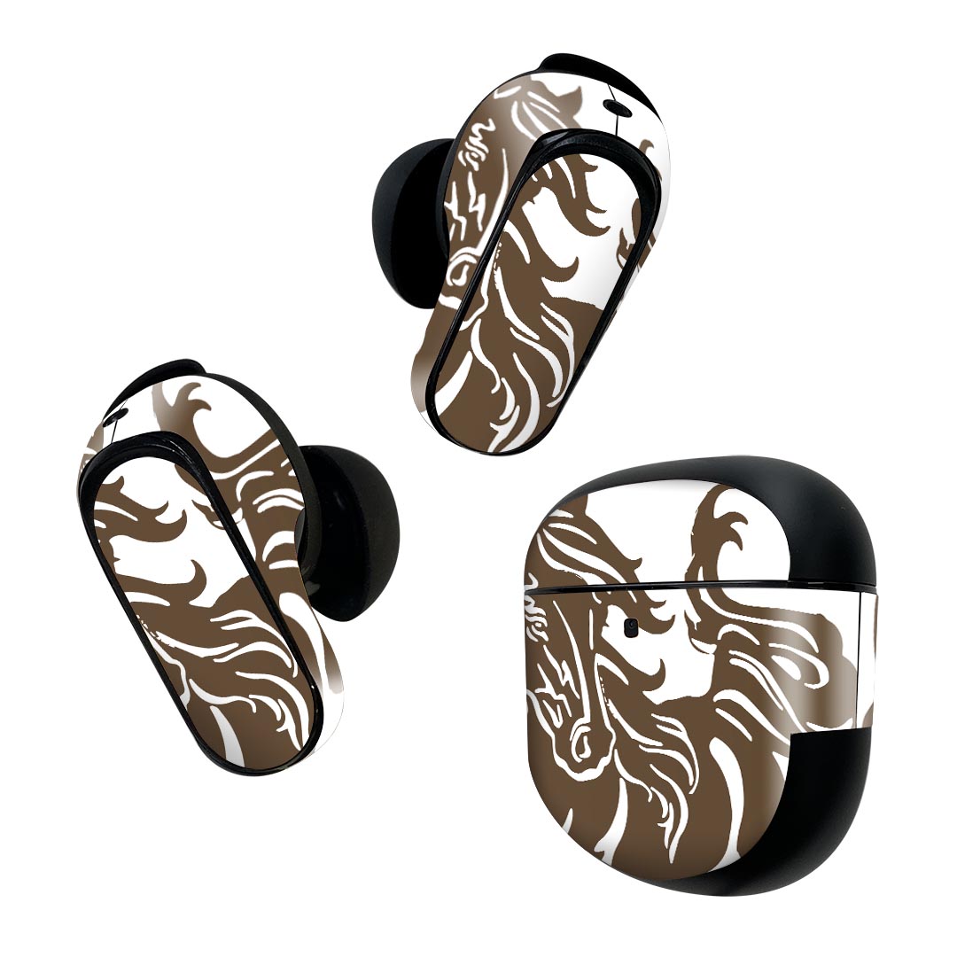 製品名 Bose QuietComfort Earbuds II 専用デザインスキンシール セット内容 Bose QuietComfort Earbuds II 専用シール　イヤホン（左右）3枚、充電ケース用シール 1枚AirPods第3世...