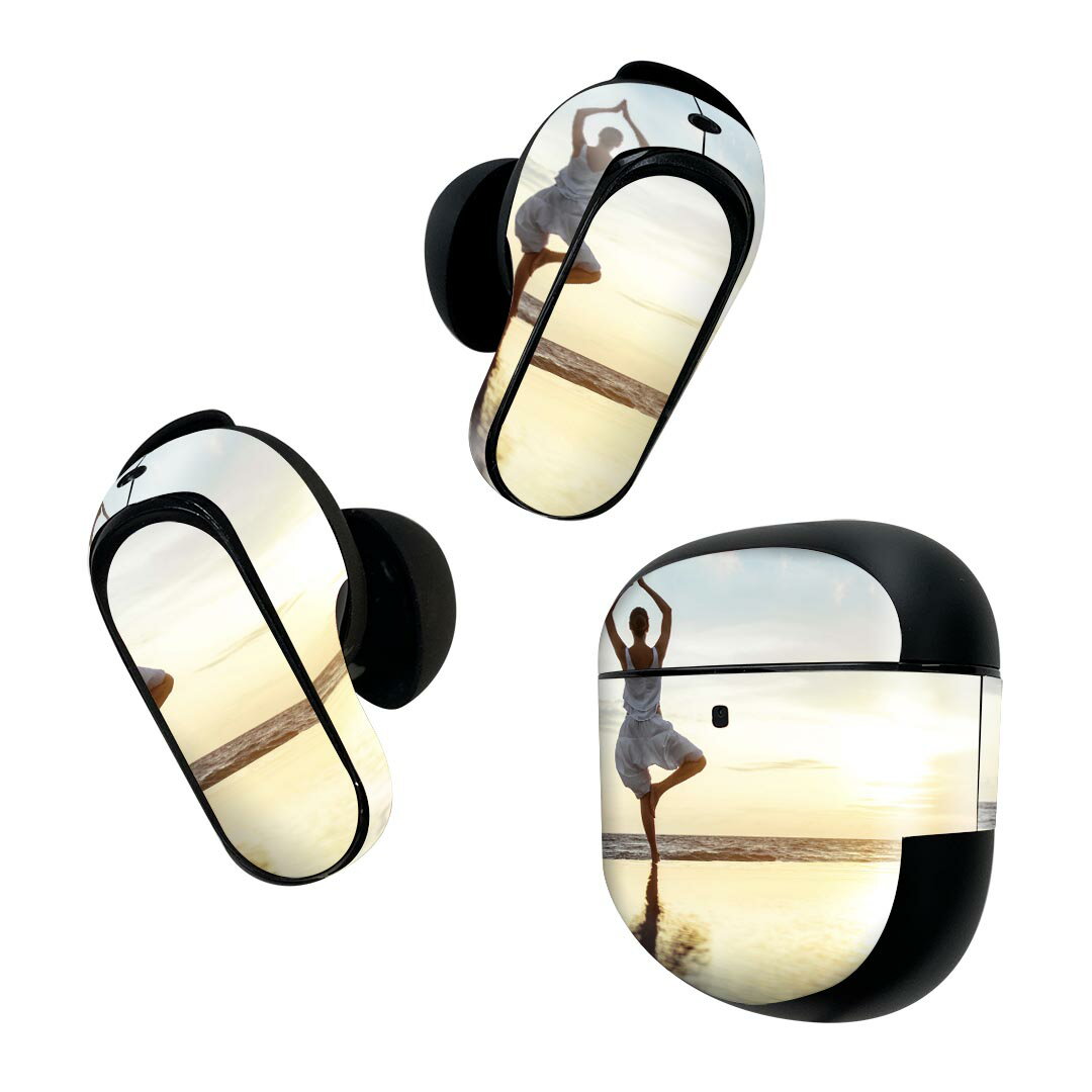 製品名 Bose QuietComfort Earbuds II 専用デザインスキンシール セット内容 Bose QuietComfort Earbuds II 専用シール　イヤホン（左右）3枚、充電ケース用シール 1枚AirPods第3世...