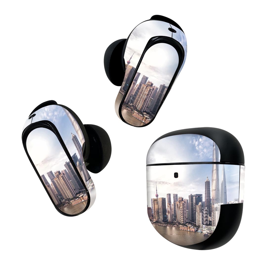 製品名 Bose QuietComfort Earbuds II 専用デザインスキンシール セット内容 Bose QuietComfort Earbuds II 専用シール　イヤホン（左右）3枚、充電ケース用シール 1枚AirPods第3世...