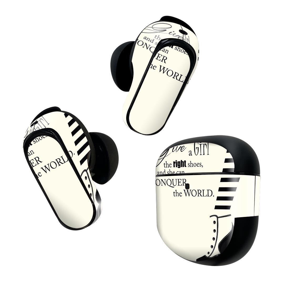 製品名 Bose QuietComfort Earbuds II 専用デザインスキンシール セット内容 Bose QuietComfort Earbuds II 専用シール　イヤホン（左右）3枚、充電ケース用シール 1枚AirPods第3世...