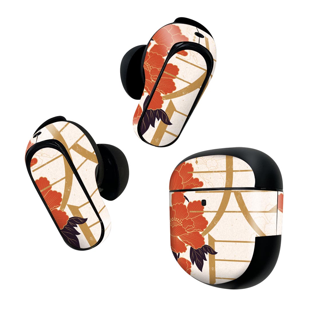 製品名 Bose QuietComfort Earbuds II 専用デザインスキンシール セット内容 Bose QuietComfort Earbuds II 専用シール　イヤホン（左右）3枚、充電ケース用シール 1枚AirPods第3世...