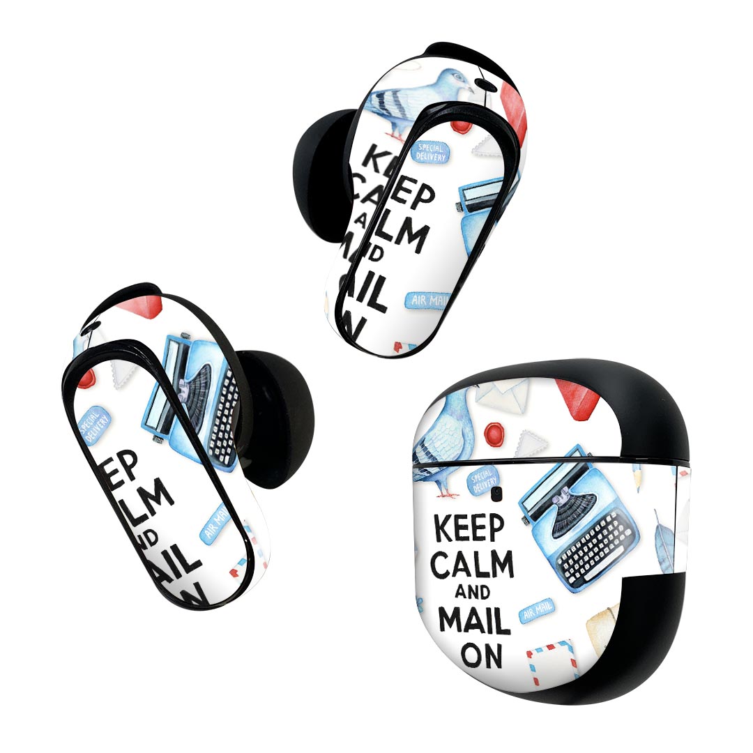 製品名 Bose QuietComfort Earbuds II 専用デザインスキンシール セット内容 Bose QuietComfort Earbuds II 専用シール　イヤホン（左右）3枚、充電ケース用シール 1枚AirPods第3世...