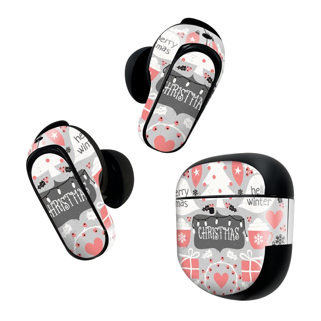 製品名 Bose QuietComfort Earbuds II 専用デザインスキンシール セット内容 Bose QuietComfort Earbuds II 専用シール　イヤホン（左右）3枚、充電ケース用シール 1枚AirPods第3世...