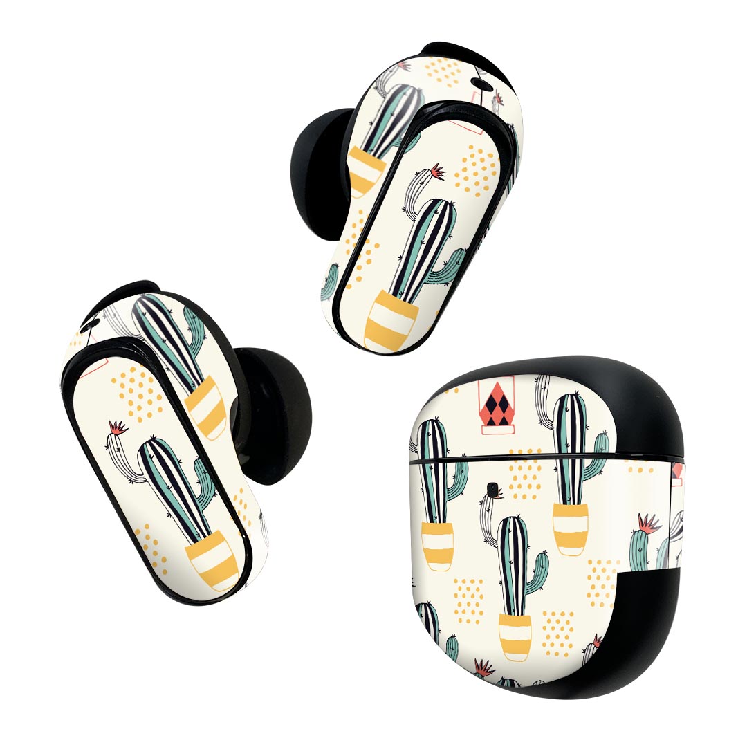 製品名 Bose QuietComfort Earbuds II 専用デザインスキンシール セット内容 Bose QuietComfort Earbuds II 専用シール　イヤホン（左右）3枚、充電ケース用シール 1枚AirPods第3世...