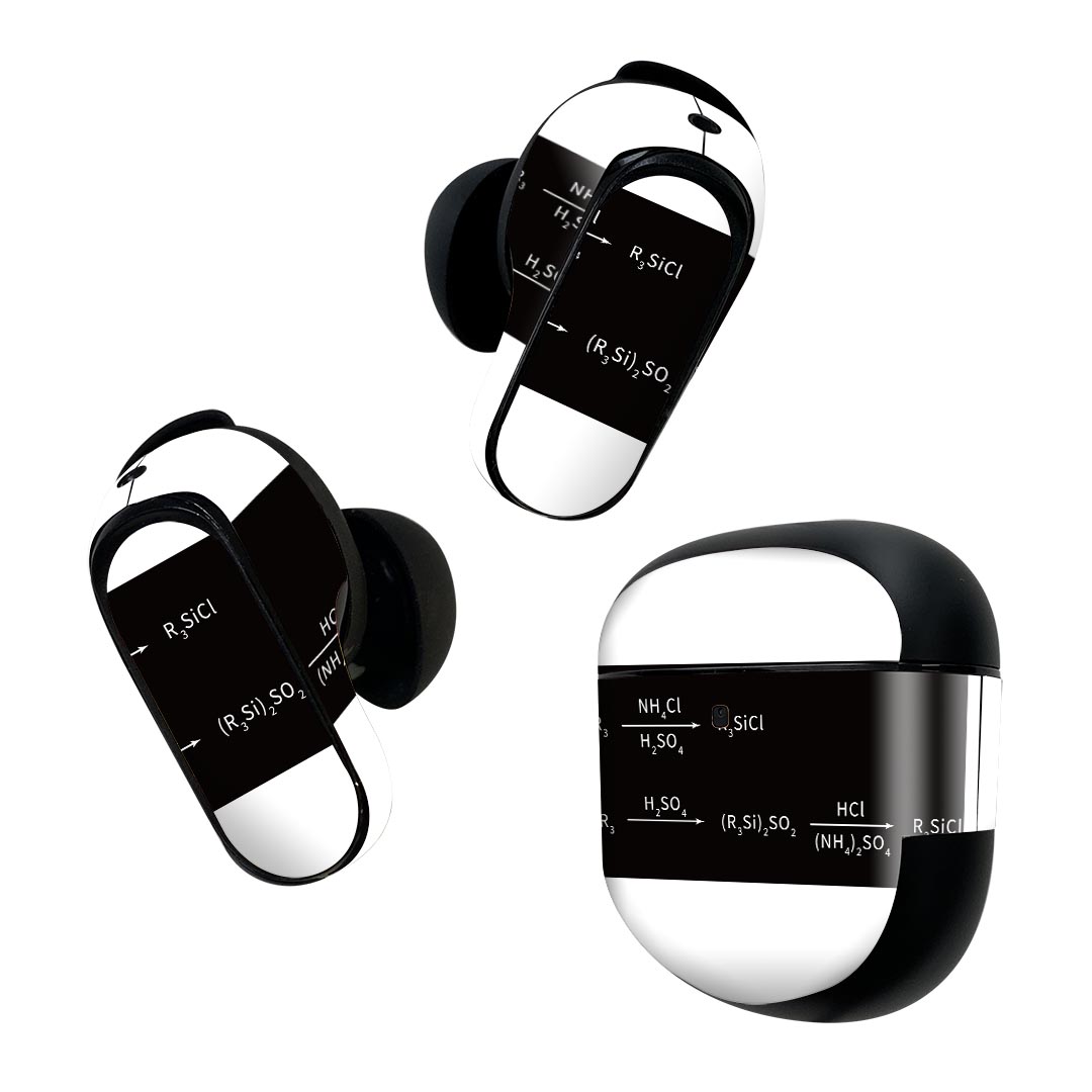 製品名 Bose QuietComfort Earbuds II 専用デザインスキンシール セット内容 Bose QuietComfort Earbuds II 専用シール　イヤホン（左右）3枚、充電ケース用シール 1枚AirPods第3世...