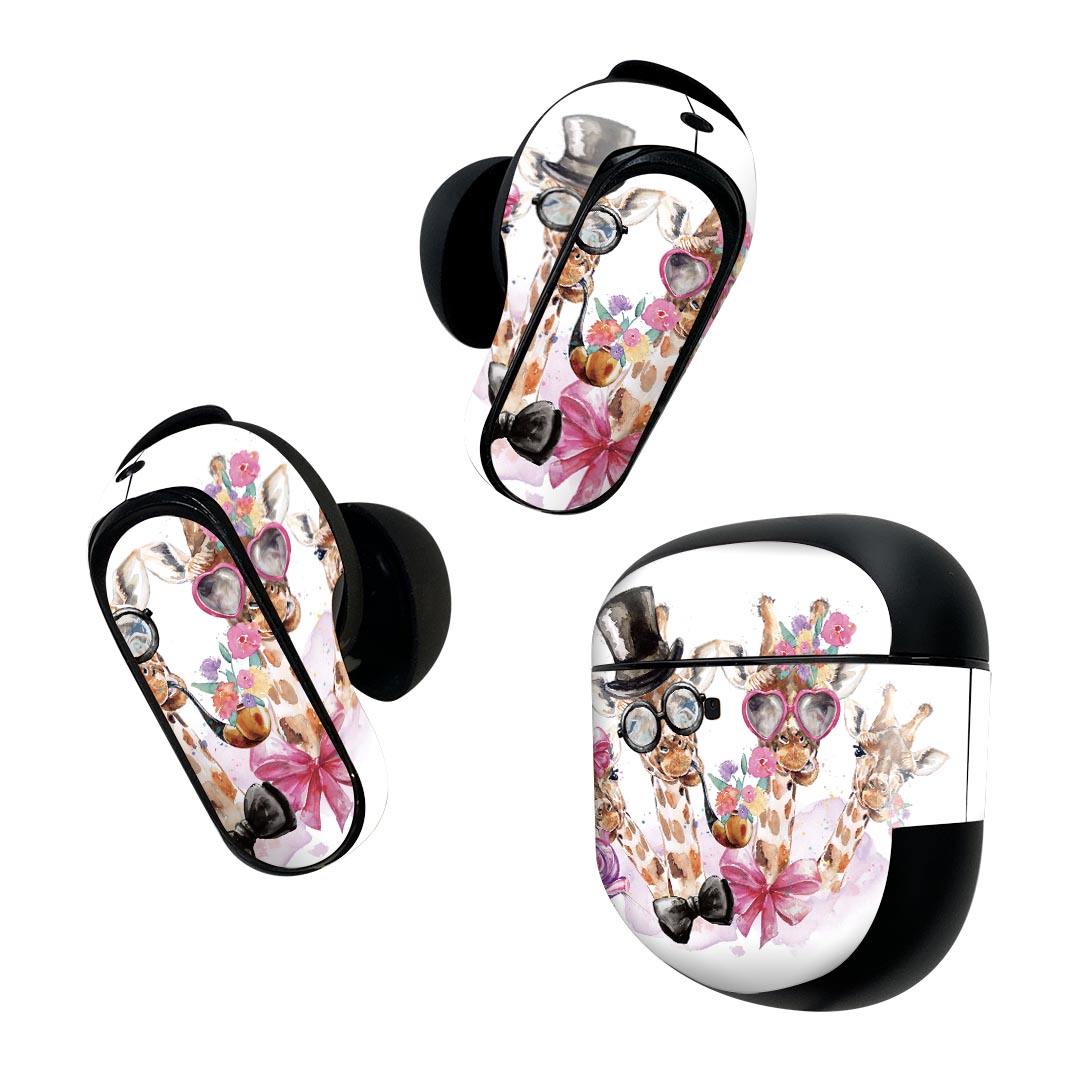 製品名 Bose QuietComfort Earbuds II 専用デザインスキンシール セット内容 Bose QuietComfort Earbuds II 専用シール　イヤホン（左右）3枚、充電ケース用シール 1枚AirPods第3世...