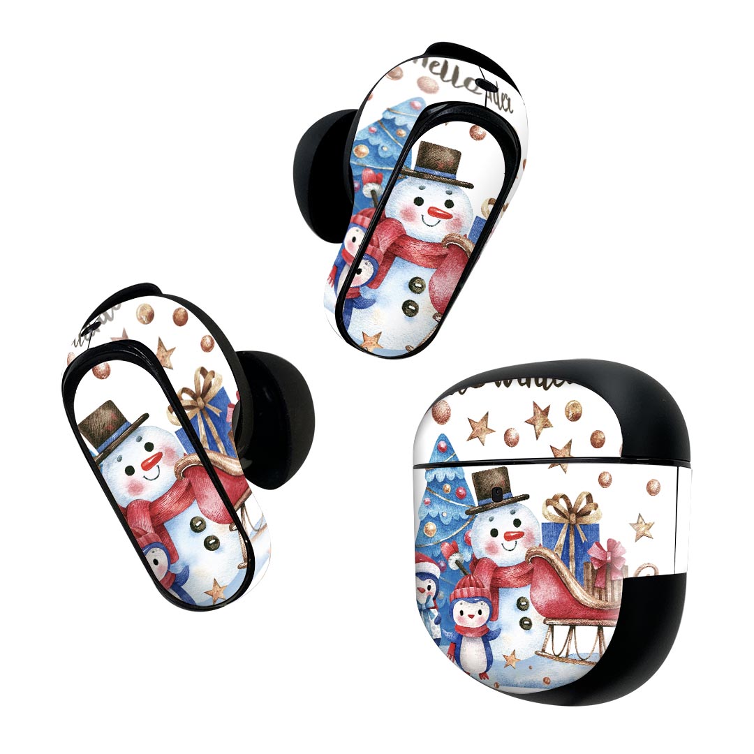 製品名 Bose QuietComfort Earbuds II 専用デザインスキンシール セット内容 Bose QuietComfort Earbuds II 専用シール　イヤホン（左右）3枚、充電ケース用シール 1枚AirPods第3世...