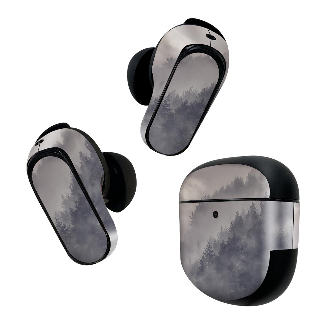 製品名 Bose QuietComfort Earbuds II 専用デザインスキンシール セット内容 Bose QuietComfort Earbuds II 専用シール　イヤホン（左右）3枚、充電ケース用シール 1枚AirPods第3世...