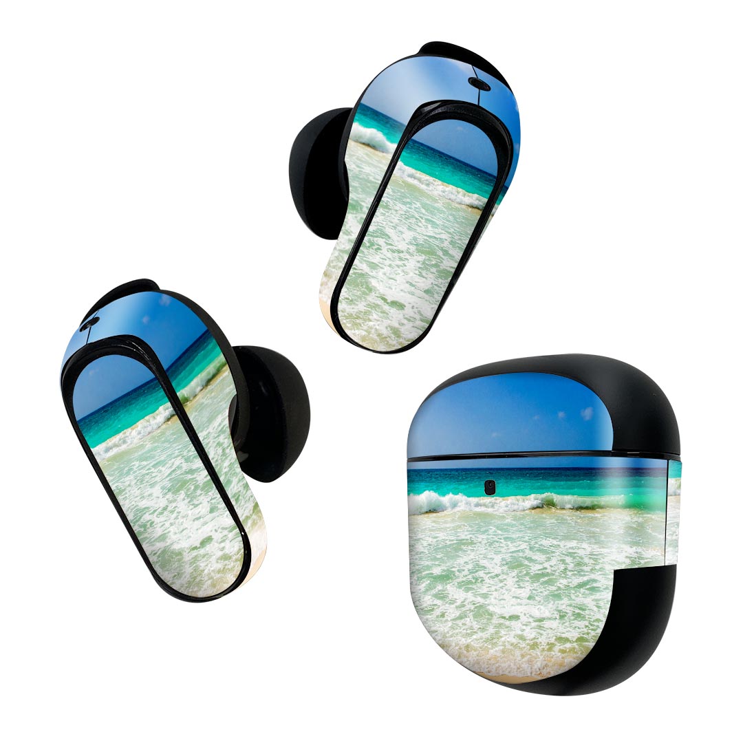 製品名 Bose QuietComfort Earbuds II 専用デザインスキンシール セット内容 Bose QuietComfort Earbuds II 専用シール　イヤホン（左右）3枚、充電ケース用シール 1枚AirPods第3世...