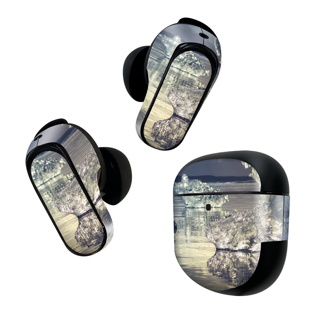 製品名 Bose QuietComfort Earbuds II 専用デザインスキンシール セット内容 Bose QuietComfort Earbuds II 専用シール　イヤホン（左右）3枚、充電ケース用シール 1枚AirPods第3世...