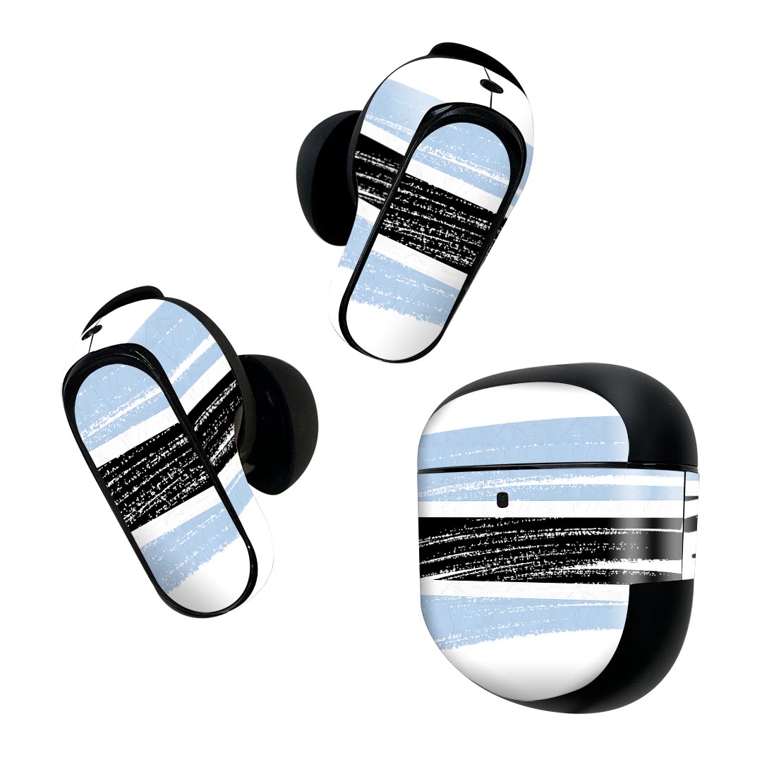 製品名 Bose QuietComfort Earbuds II 専用デザインスキンシール セット内容 Bose QuietComfort Earbuds II 専用シール　イヤホン（左右）3枚、充電ケース用シール 1枚AirPods第3世...