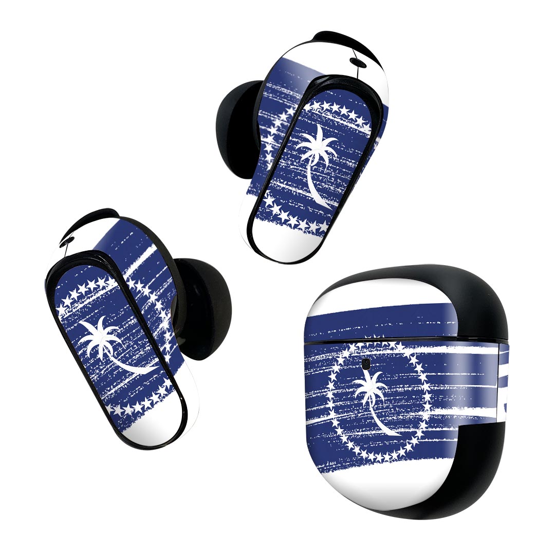 製品名 Bose QuietComfort Earbuds II 専用デザインスキンシール セット内容 Bose QuietComfort Earbuds II 専用シール　イヤホン（左右）3枚、充電ケース用シール 1枚AirPods第3世...