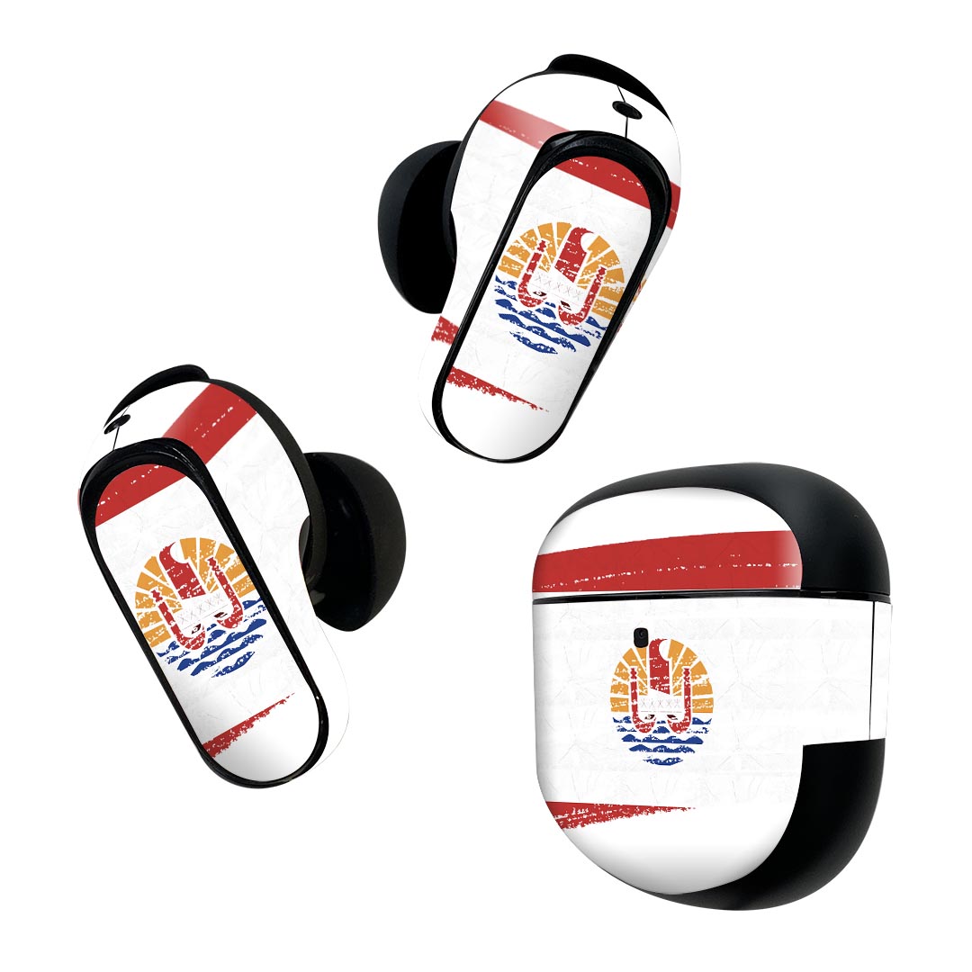 製品名 Bose QuietComfort Earbuds II 専用デザインスキンシール セット内容 Bose QuietComfort Earbuds II 専用シール　イヤホン（左右）3枚、充電ケース用シール 1枚AirPods第3世...