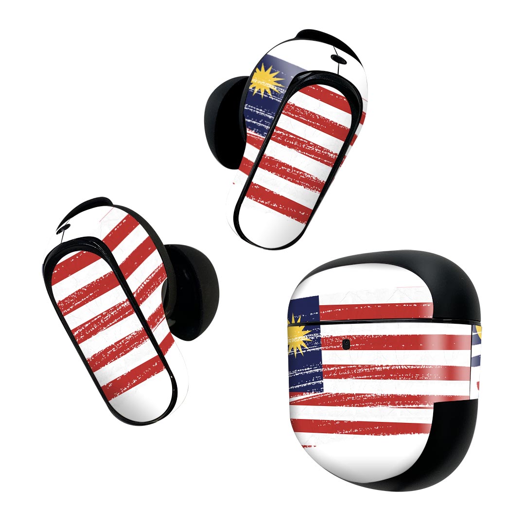 製品名 Bose QuietComfort Earbuds II 専用デザインスキンシール セット内容 Bose QuietComfort Earbuds II 専用シール　イヤホン（左右）3枚、充電ケース用シール 1枚AirPods第3世...