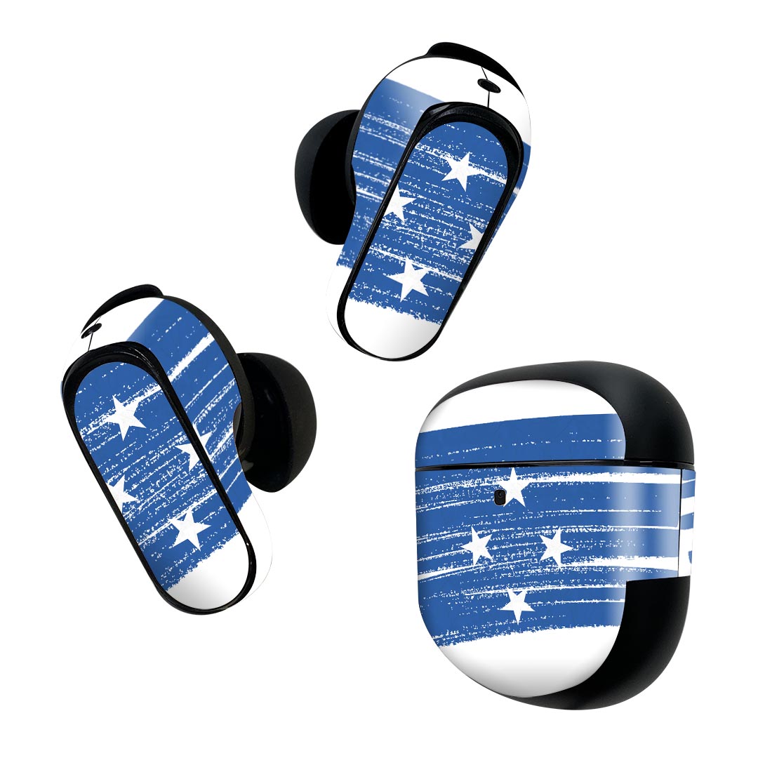 製品名 Bose QuietComfort Earbuds II 専用デザインスキンシール セット内容 Bose QuietComfort Earbuds II 専用シール　イヤホン（左右）3枚、充電ケース用シール 1枚AirPods第3世...