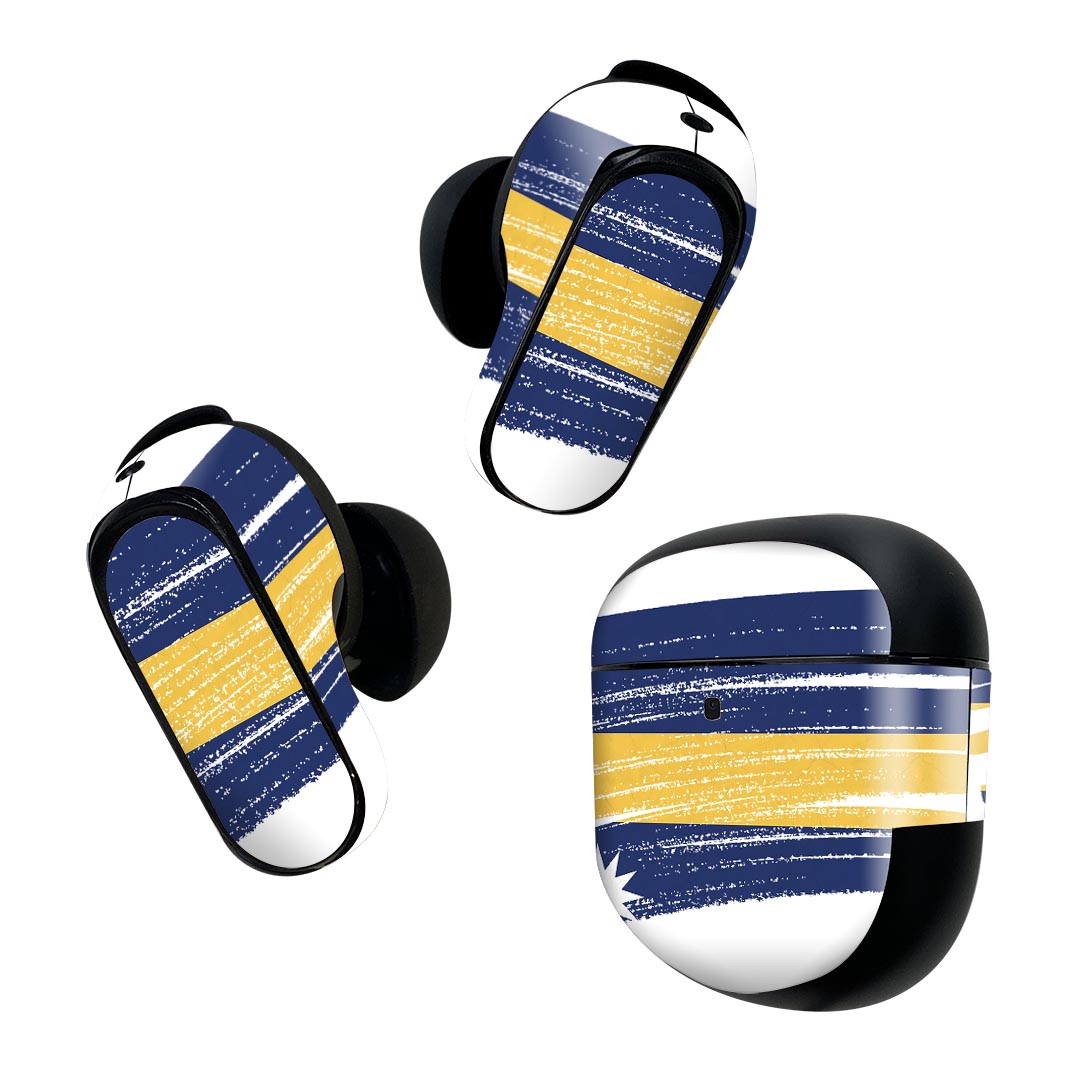 製品名 Bose QuietComfort Earbuds II 専用デザインスキンシール セット内容 Bose QuietComfort Earbuds II 専用シール　イヤホン（左右）3枚、充電ケース用シール 1枚AirPods第3世...