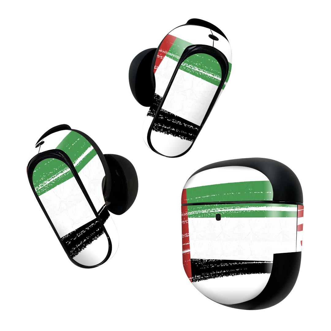 製品名 Bose QuietComfort Earbuds II 専用デザインスキンシール セット内容 Bose QuietComfort Earbuds II 専用シール　イヤホン（左右）3枚、充電ケース用シール 1枚AirPods第3世...