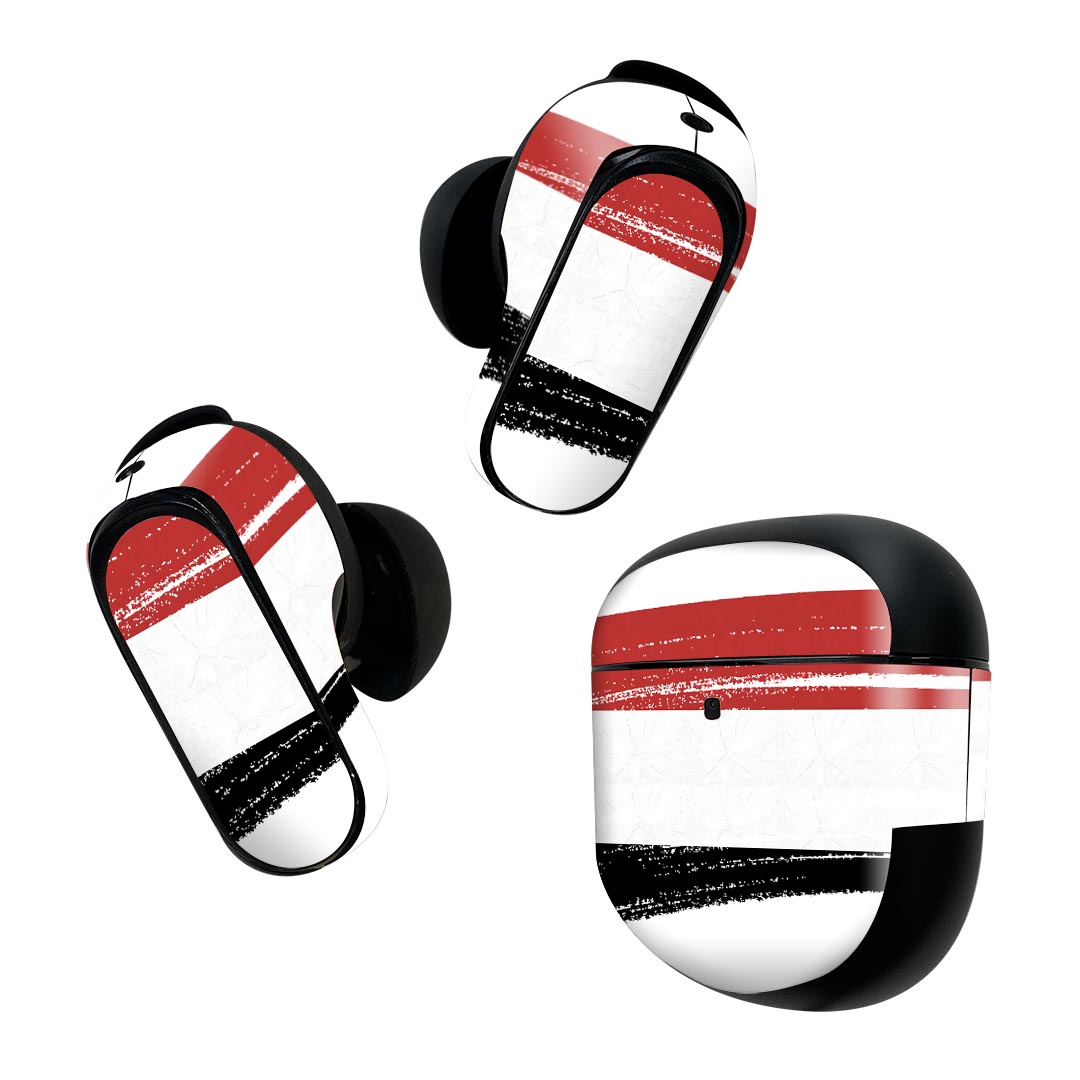 製品名 Bose QuietComfort Earbuds II 専用デザインスキンシール セット内容 Bose QuietComfort Earbuds II 専用シール　イヤホン（左右）3枚、充電ケース用シール 1枚AirPods第3世...