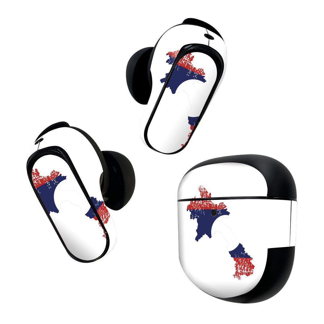 製品名 Bose QuietComfort Earbuds II 専用デザインスキンシール セット内容 Bose QuietComfort Earbuds II 専用シール　イヤホン（左右）3枚、充電ケース用シール 1枚AirPods第3世...