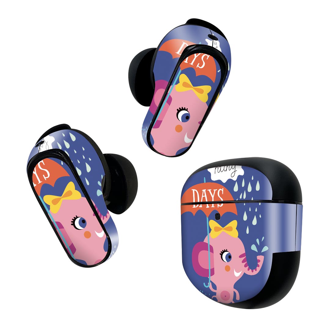 製品名 Bose QuietComfort Earbuds II 専用デザインスキンシール セット内容 Bose QuietComfort Earbuds II 専用シール　イヤホン（左右）3枚、充電ケース用シール 1枚AirPods第3世...